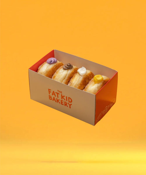 Box of 4 (Sourdough Bombos) - The Fat Kid Bakery