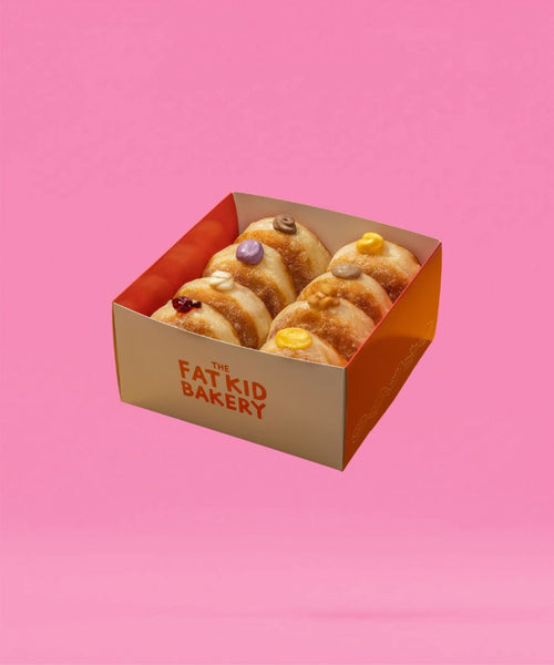 Box of 8 (Sourdough Bombos) - The Fat Kid Bakery