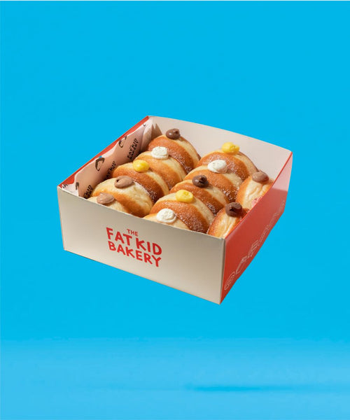 Box of 12 (Sourdough Bombos) - The Fat Kid Bakery